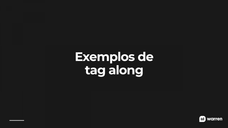 Tag along no mercado de ações: um guia para você entender | Warren